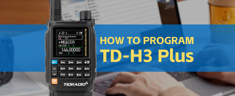 How to Program TD-H3 Plus with CPS or Odmaster – Tidradio