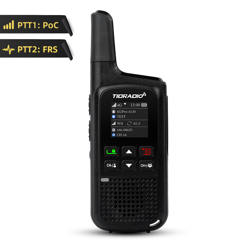 TD-M2 Pro FRS / PMR446 + PoC radio with 400–480 MHz & SIM Card – Tidradio