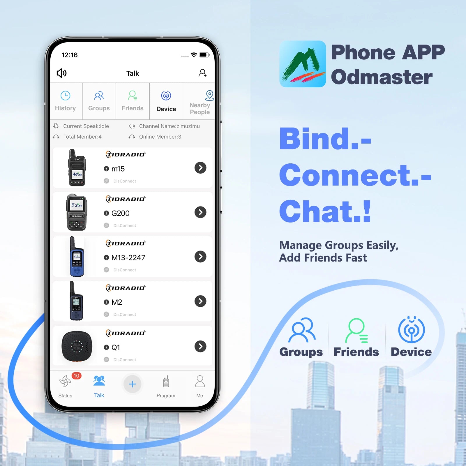TIDRADIO TD-M15 Global Walkie Talkies with SIM Cards, 4G LTE – Tidradio